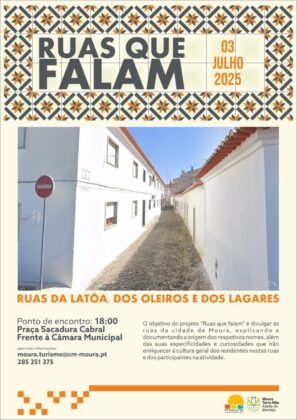 “Ruas que falam” dá a conhecer toponímia da cidade de Moura - Câmara ...