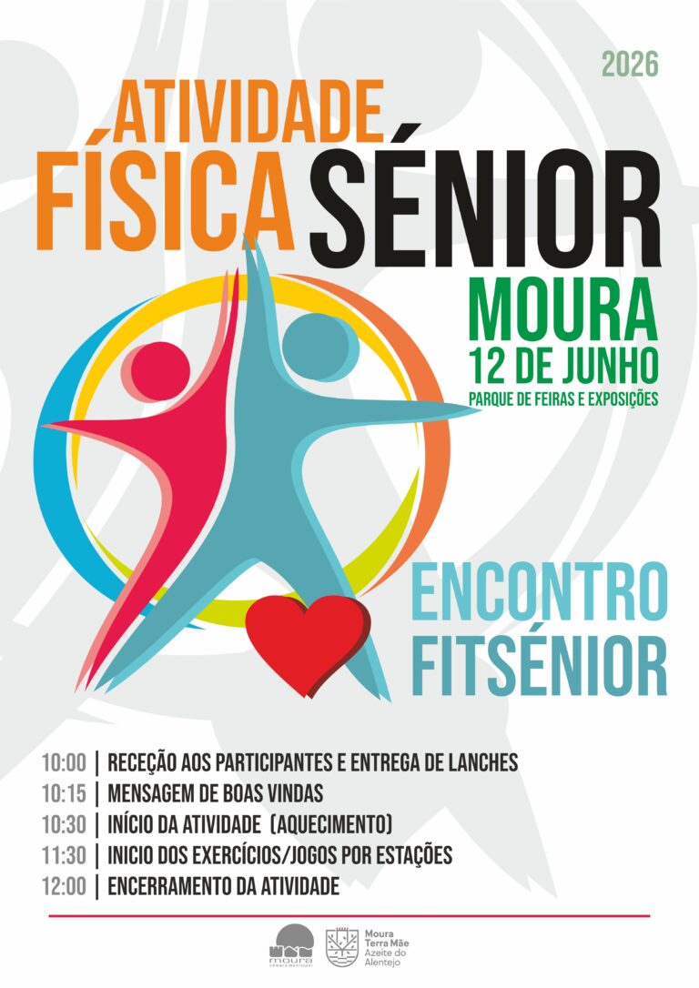 Encontro FitSénior regressa a Moura em 2026 - Câmara Municipal de Moura